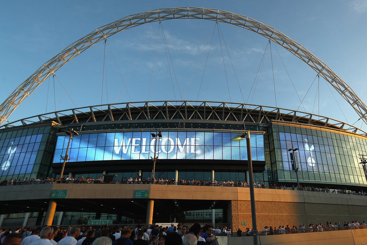 Tottenham granted permission for Wembley games at full 90,000 capacity ...