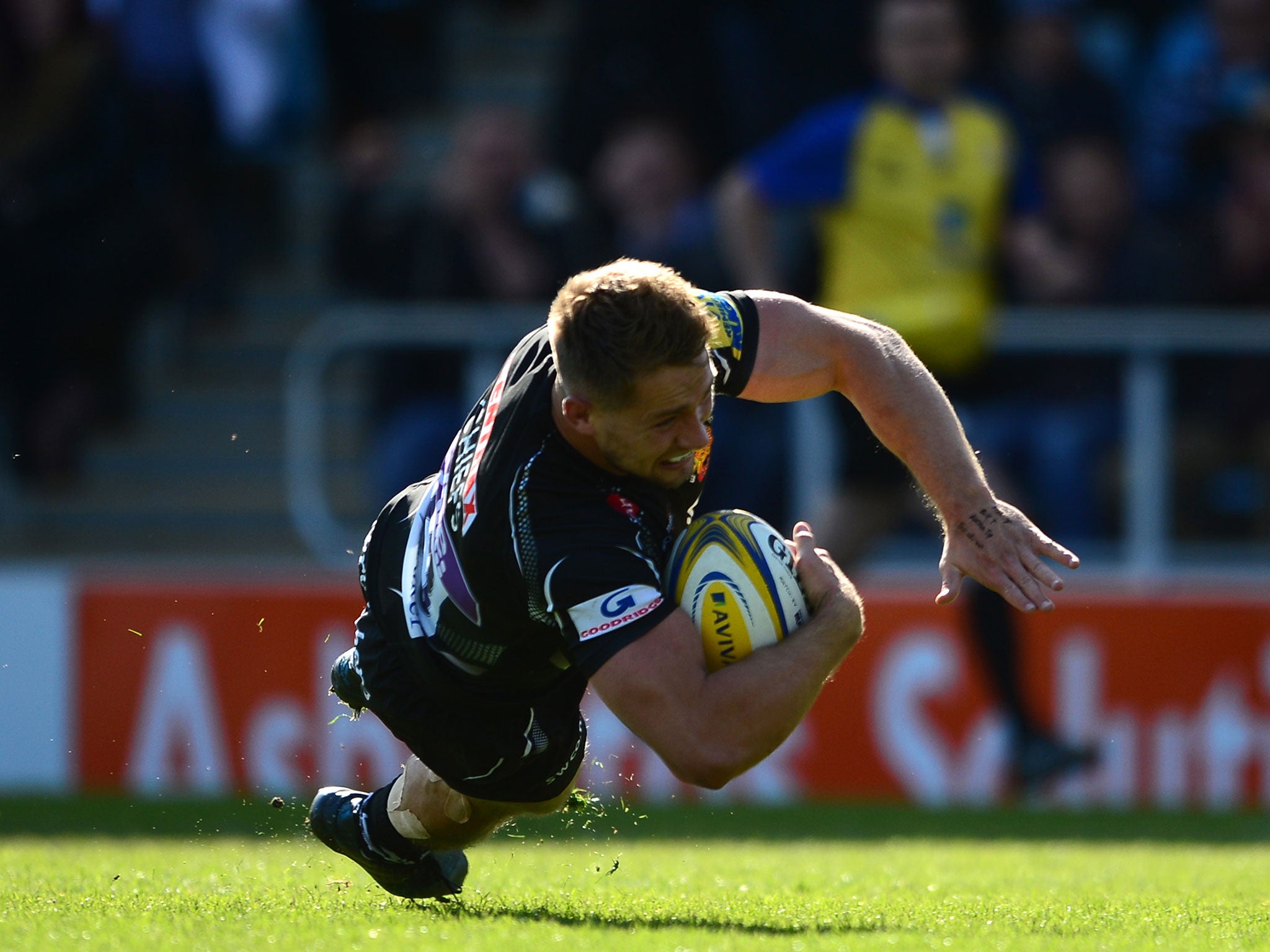 Exeter move level at the top with Wasps as Courtney Lawes provides ...
