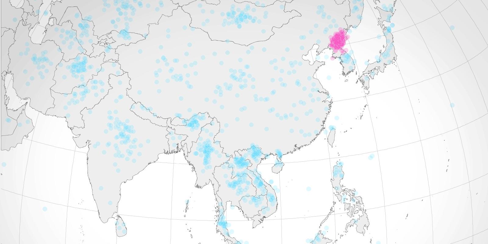 Almost 2, 000 Americans were asked to point out North Korea on a map ...