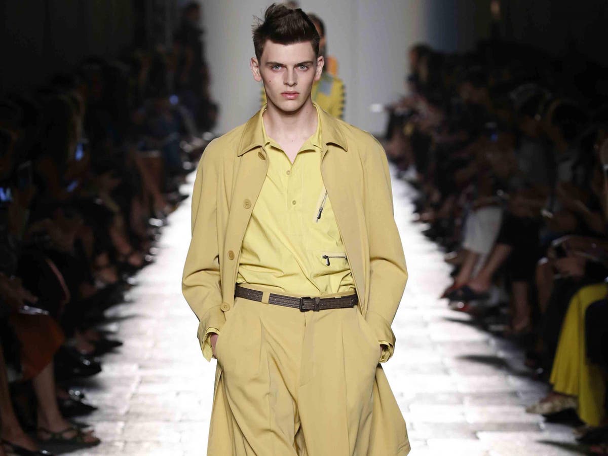 Gold digger: This season yellow is the only shade for men to be seen in ...