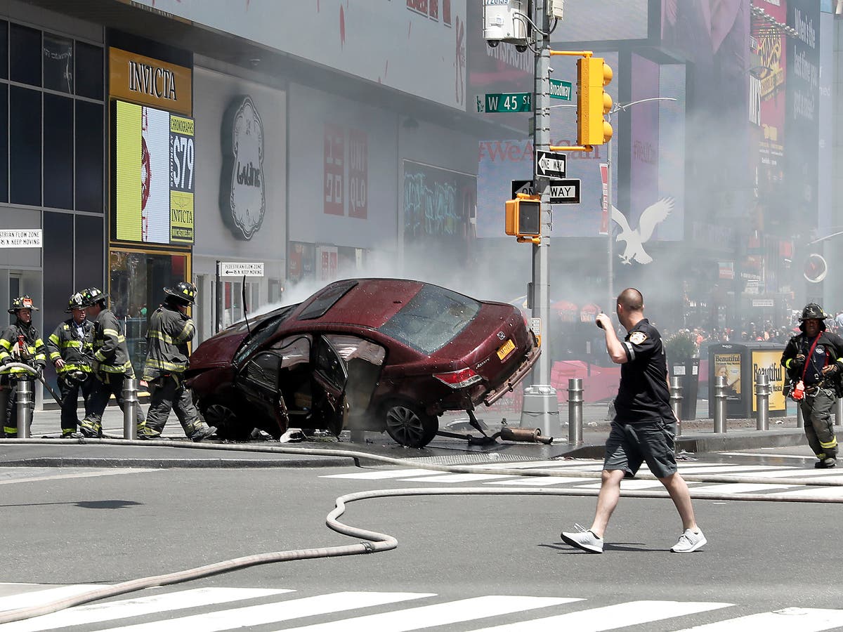 Times Square crash: Driver who ploughed into crowd of pedestrians in ...