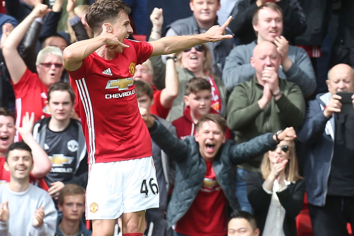 Josh Harrop makes history with record-breaking Manchester United goal ...