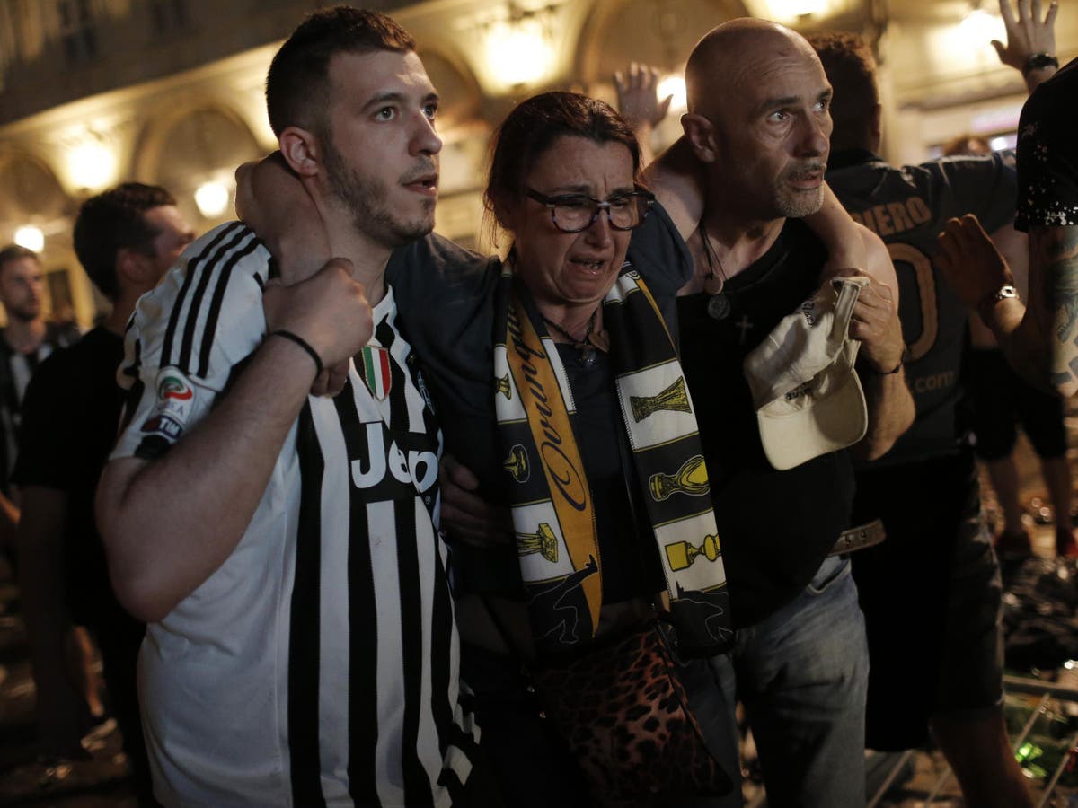 Italian police say 1,000 Juventus fans injured in Turin stampede during ...