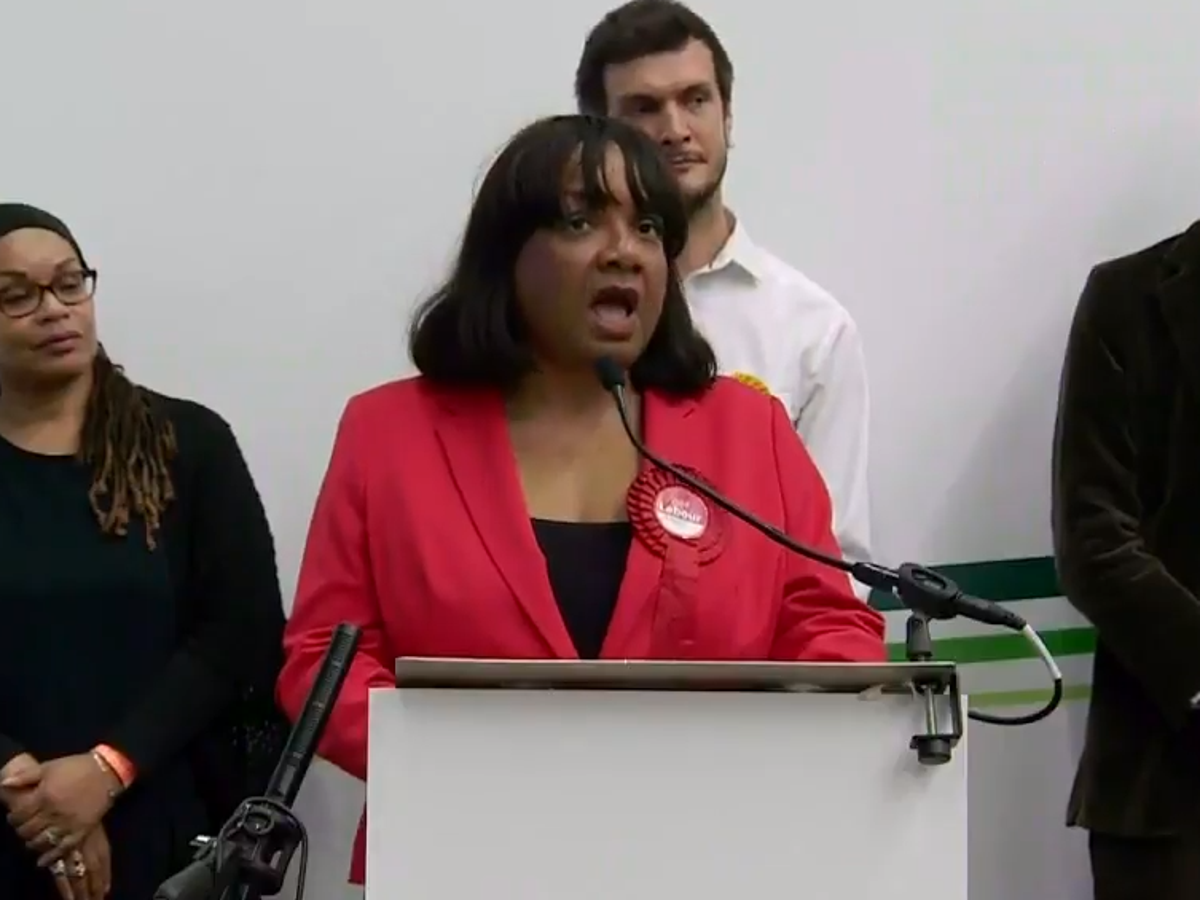 Diane Abbott election result: Senior Labour MP increases her majority ...