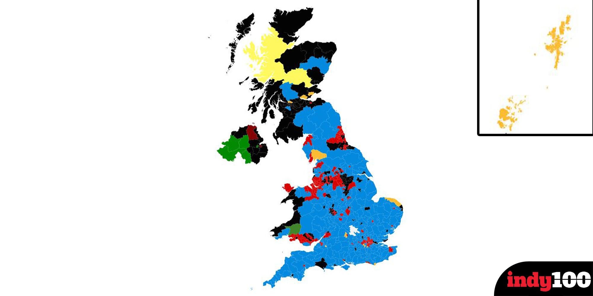 Here are all the constituencies where 'not voting' would have won ...