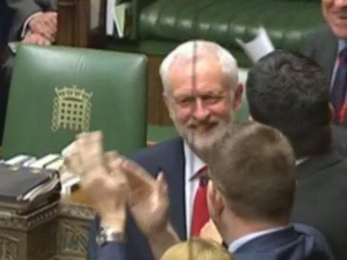 Jeremy Corbyn receives standing ovation as he returns to House of ...