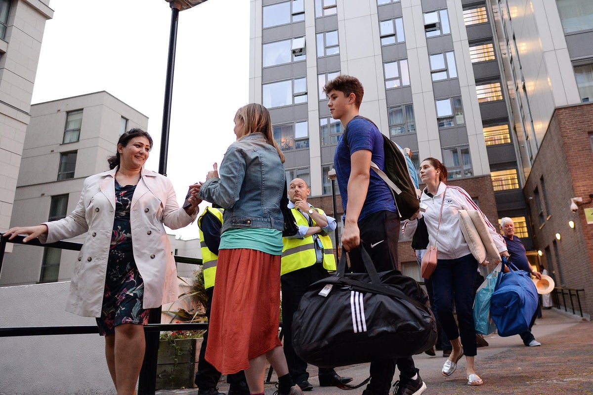 Chalcots estate evacuations: 800 households evacuated from five tower ...