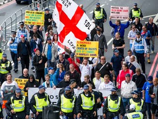EDL and anti-fascists clash with police in London | The Independent ...