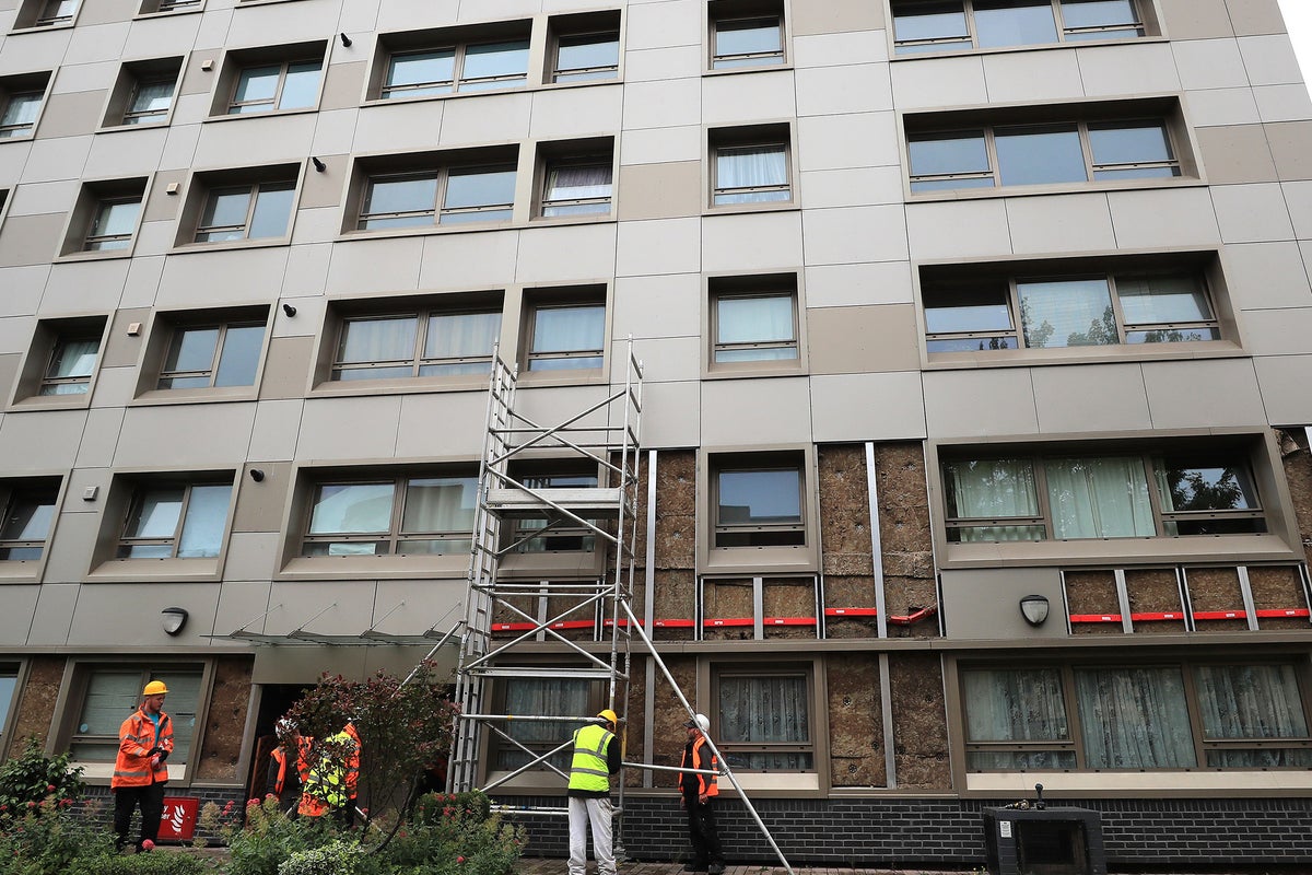 Grenfell-style cladding has only been replaced on 10 out of 159 social ...