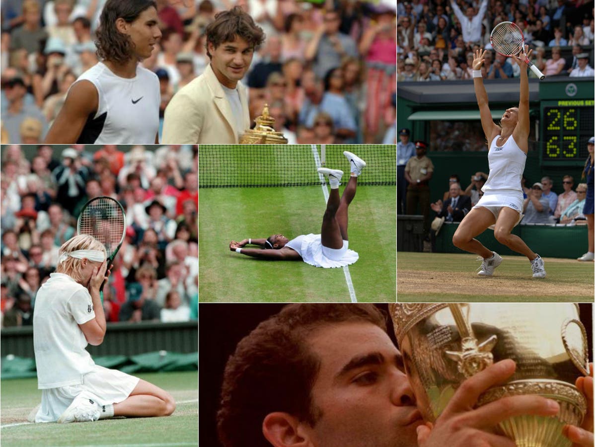 50 iconic images of Wimbledon champions through the years | The ...