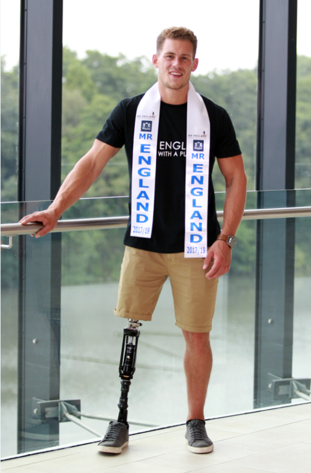 Male model Jack Eyers becomes first amputee to win Mr England | The ...