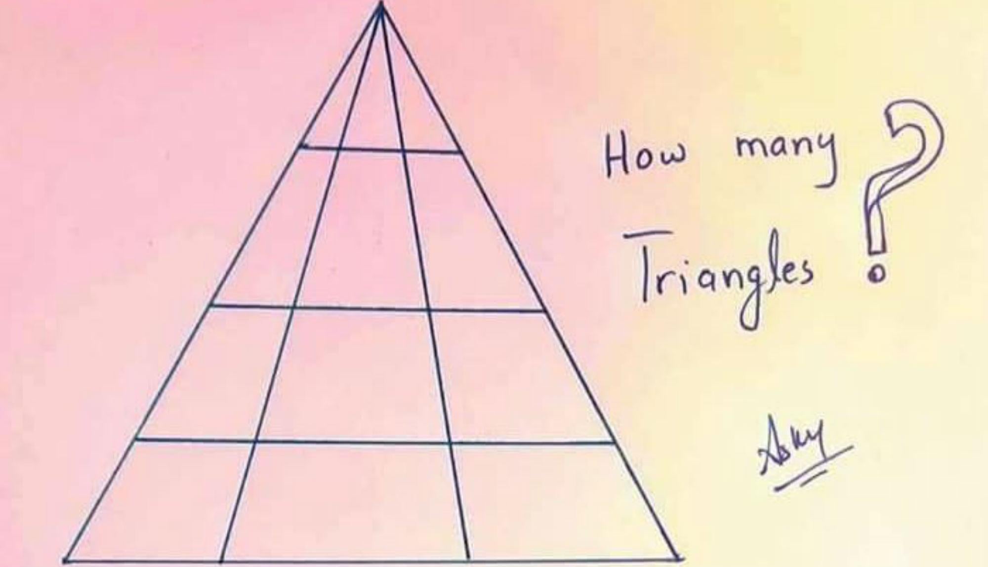 No One Can Work Out how Many Triangles Are In This Picture Indy100