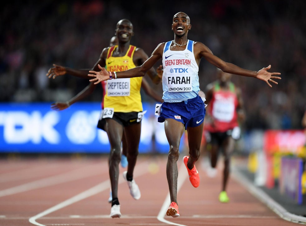 Mo Farah wins men's 10,000m gold to make history at the World Athletics ...