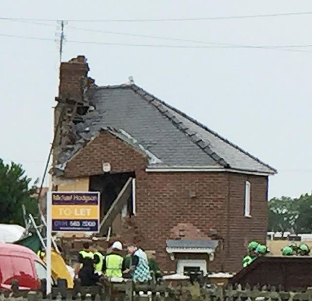 Sunderland explosion: Blast decimates house leaving woman in 'serious ...