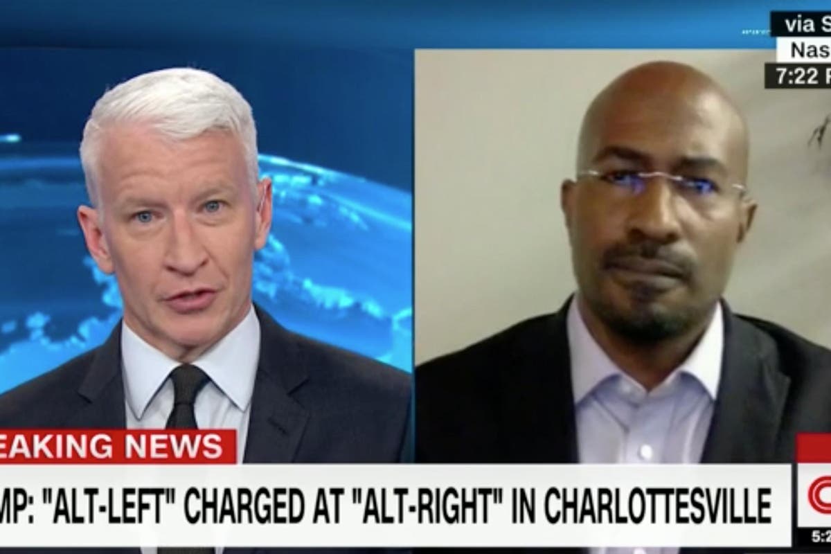 Charlottesville: Van Jones left in tears over Donald Trump's press ...