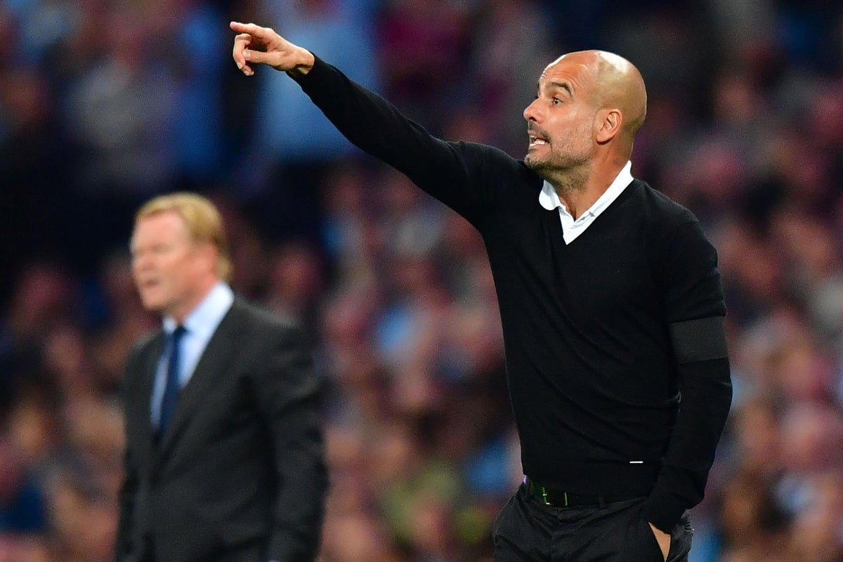 Manchester City manager Pep Guardiola refuses to be drawn on ...