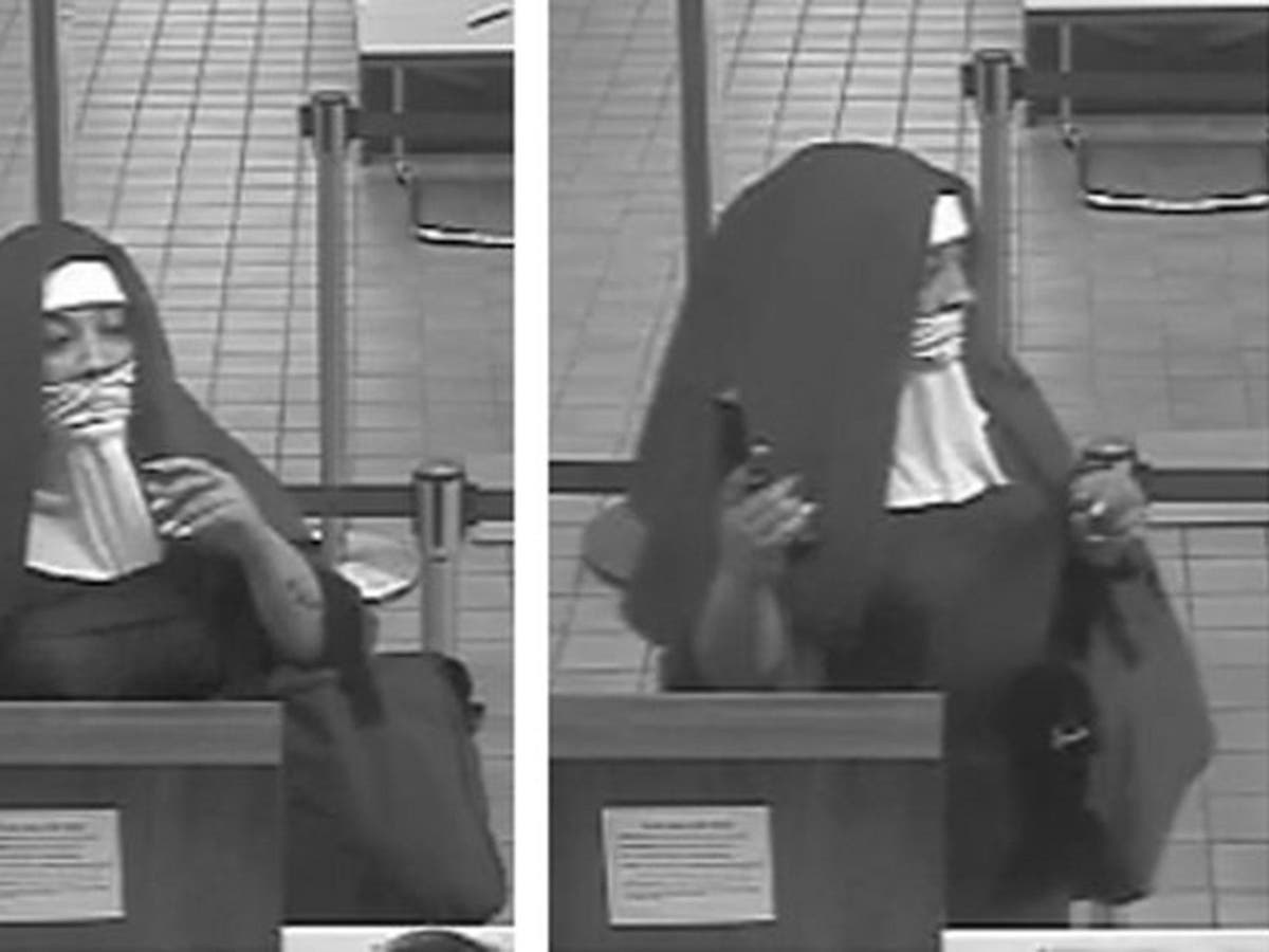 Two women who dressed as nuns to attempt bank heist are being hunted by ...
