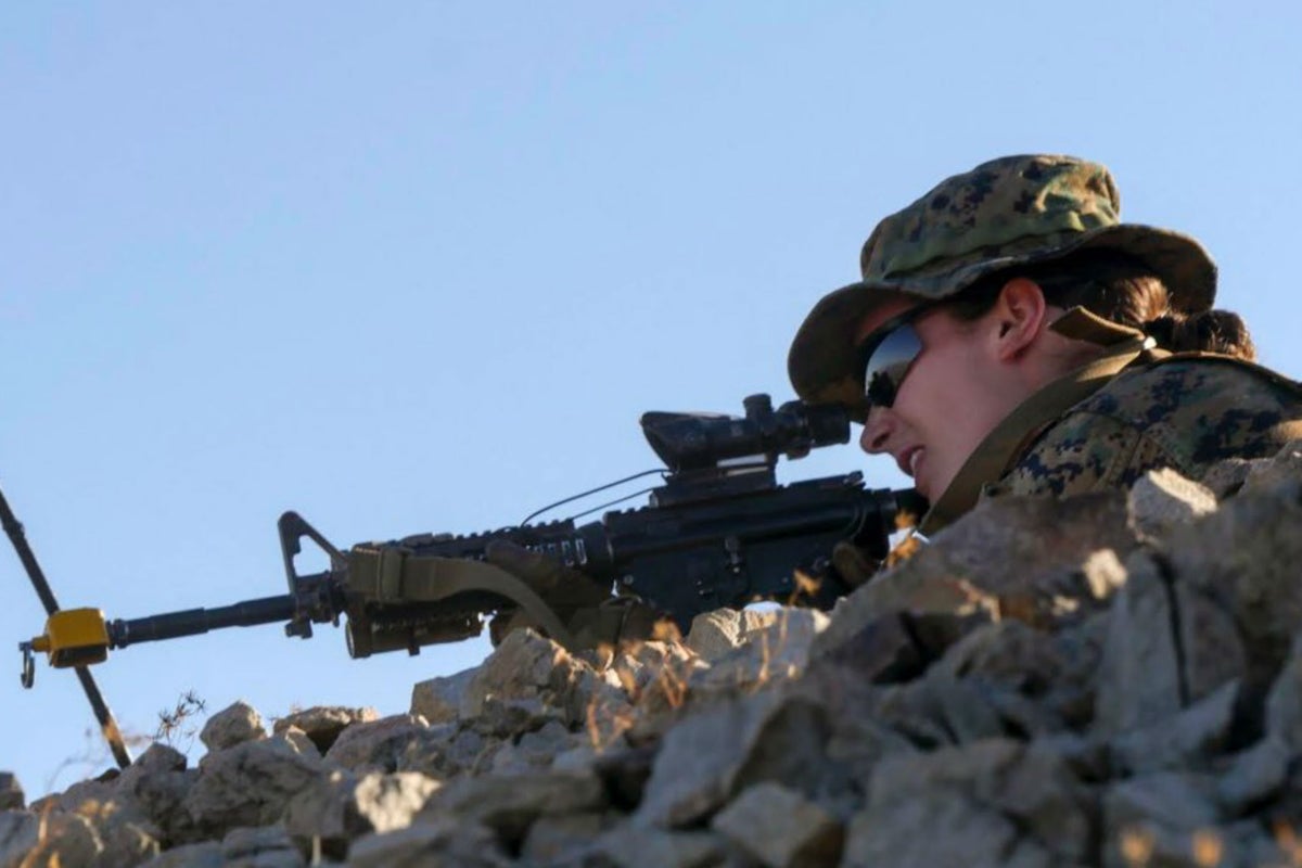 Woman becomes US Marine's first female infantry officer | The ...