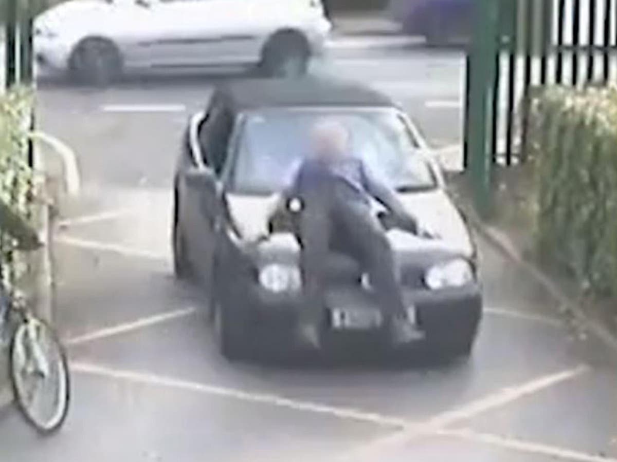 Parent caught on camera mowing down child's teacher with his car | The ...