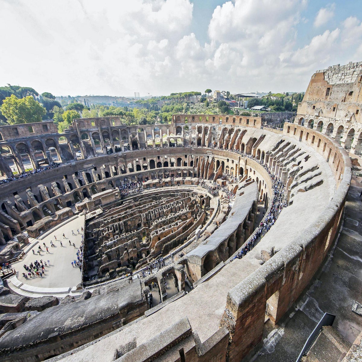 Romes Colosseum Opens Top Levels To Tourists Curbed