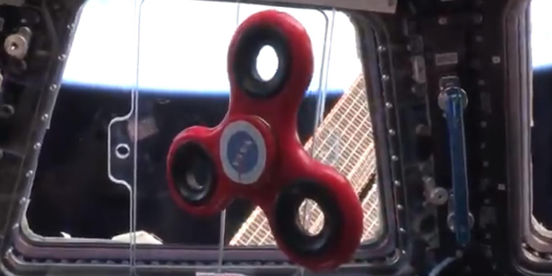 Fidget spinners in space are even better than on Earth | indy100 | indy100