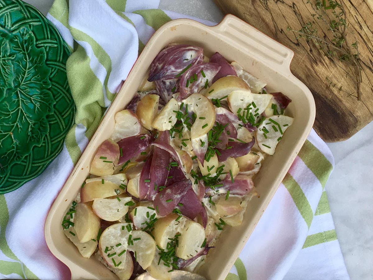 How to make braised turnips with red onions in thyme cream | The ...