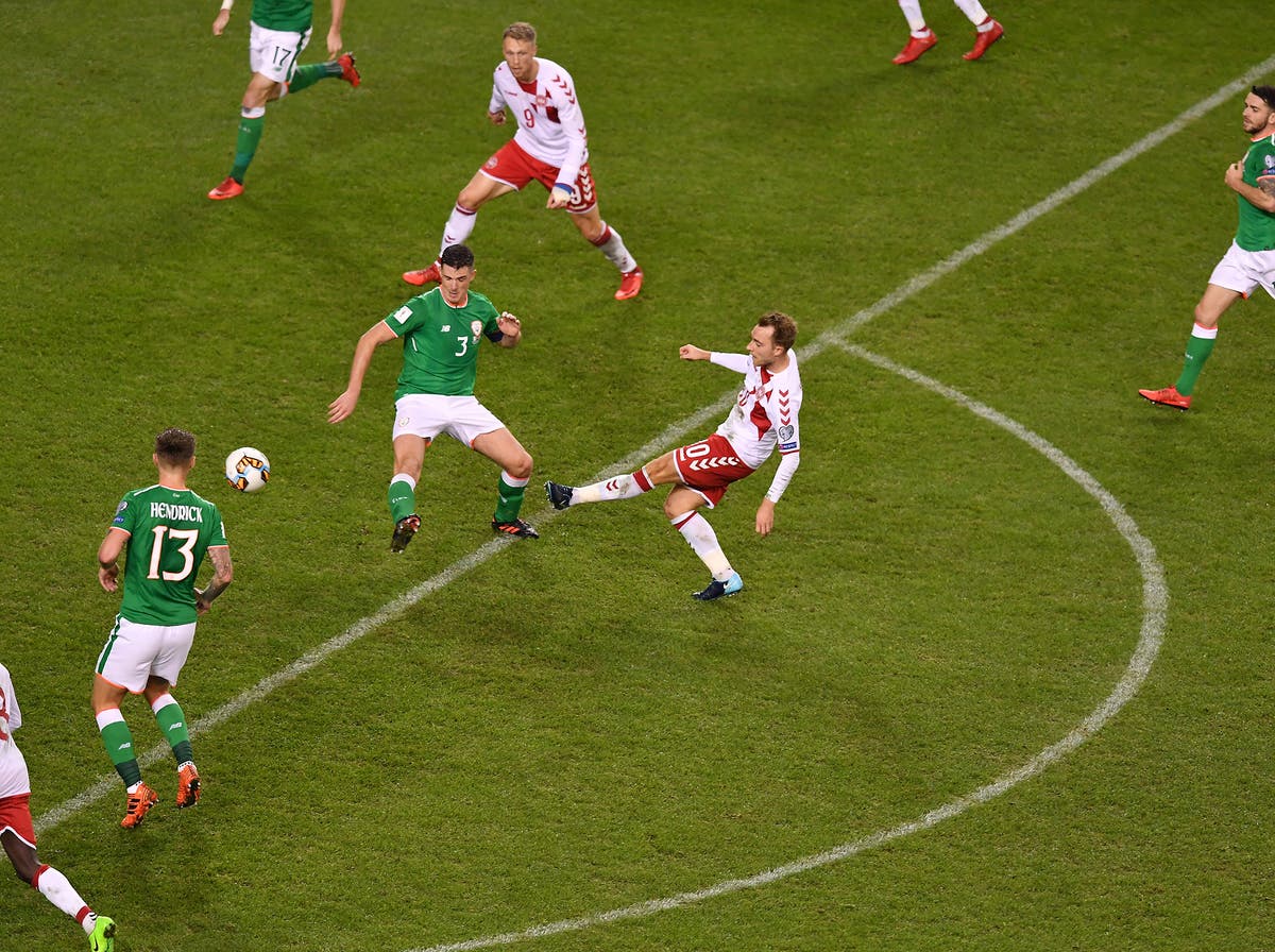 Republic of Ireland 1 Denmark 5 as it happened: Christian Eriksen ...