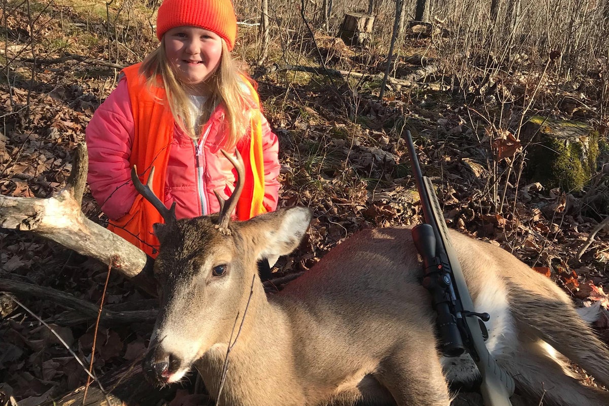 Six-year-olds show off bloody hunting trophies after minimum age ...