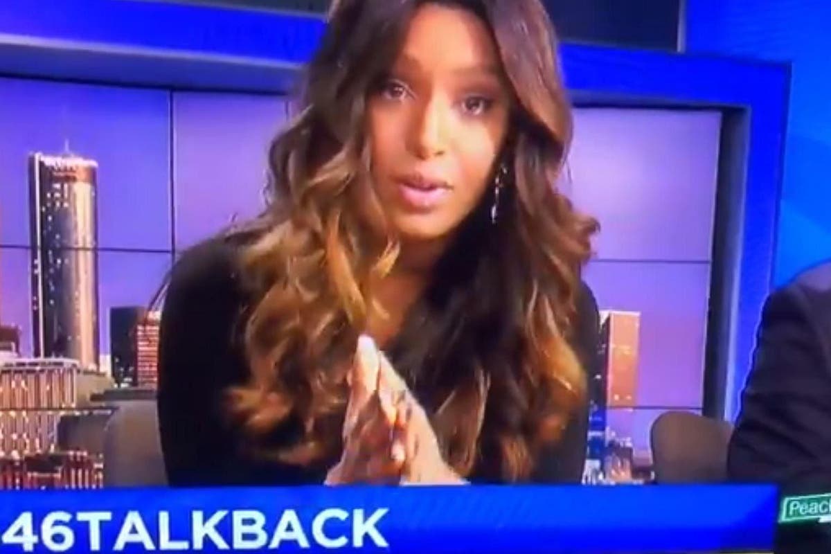 TV news anchor responds live on air to viewer who called her N-word ...