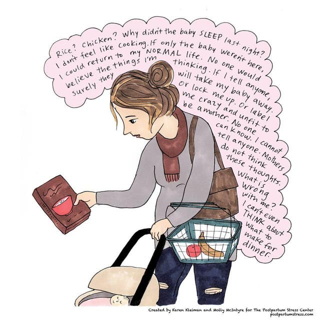 Powerful illustrations reveal the truth behind postnatal depression ...