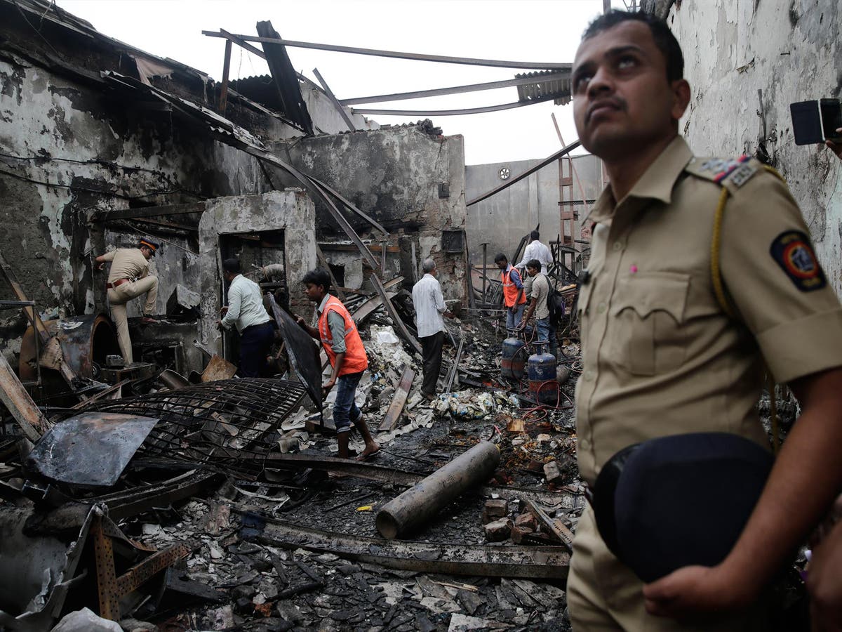 Mumbai snack shop fire kills 12 Indian workers | The Independent | The ...