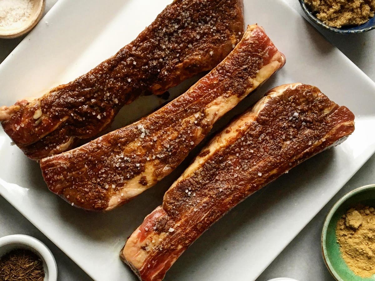 How to make chilli-rubbed beef ribs | The Independent | The Independent
