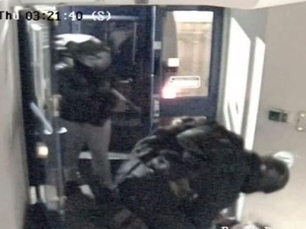 Police hunt cash machine robbers who shot security guard during string ...