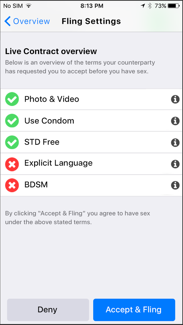 New App Creates Legally Binding Contracts For Consensual Sex Including