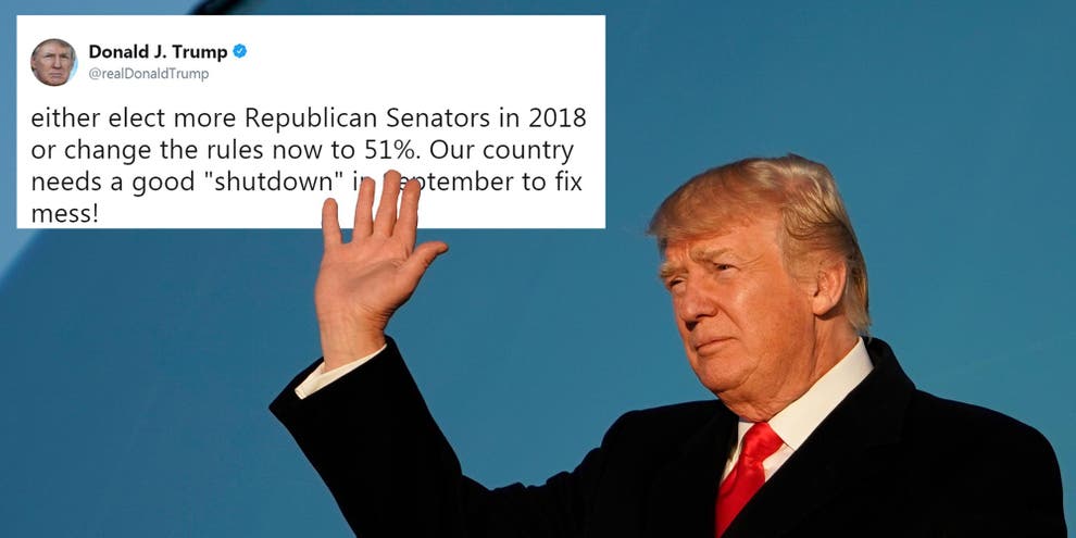 Government shut down: Trump's old tweets come back to haunt him in the ...