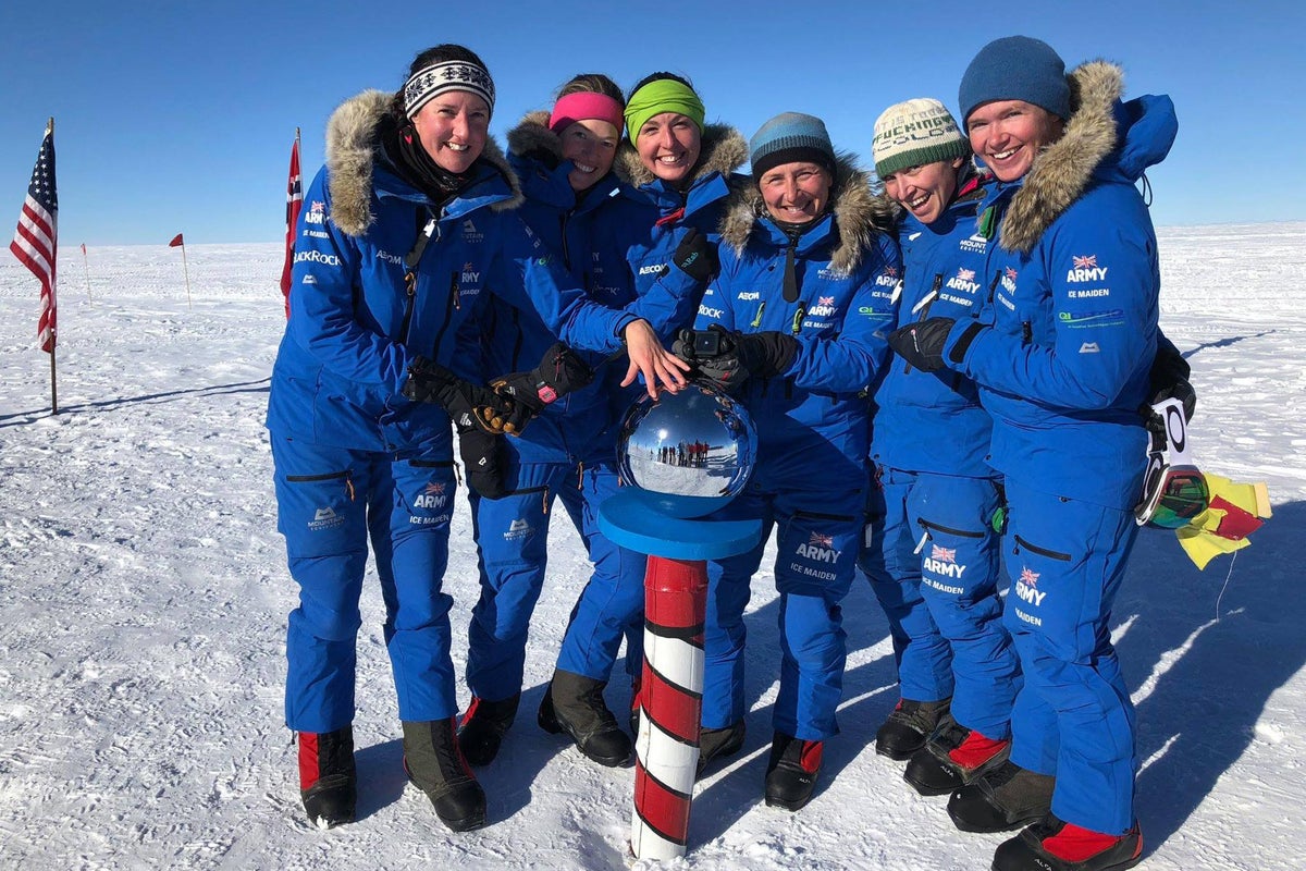 All-female team of British soldiers become first women’s group to cross ...