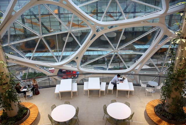 Amazon opens new rainforest office complex in Seattle | The Independent ...
