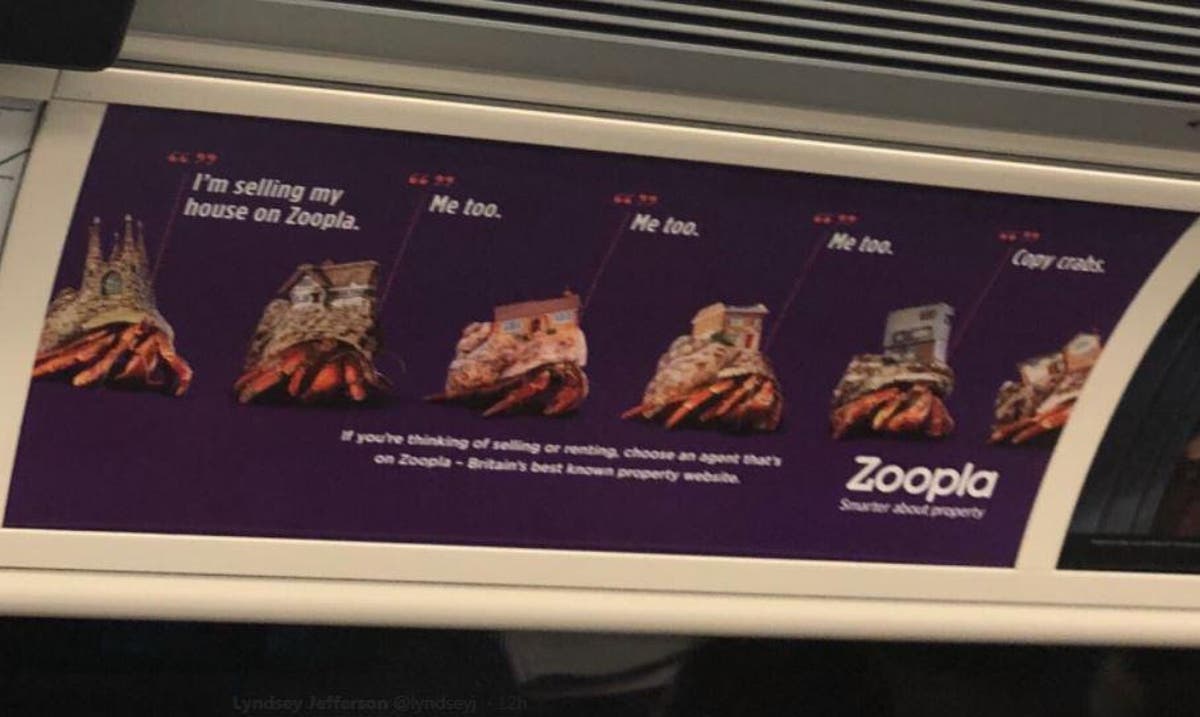 Zoopla accused of mocking 'Me Too' movement on tube advert | The ...