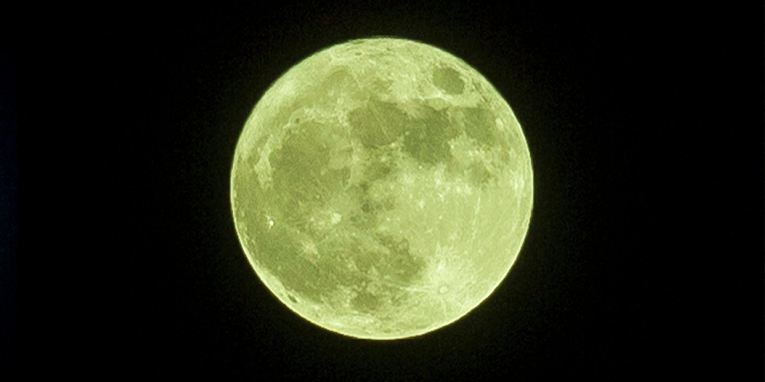 If you shared that the moon is going to be green this April, delete ...