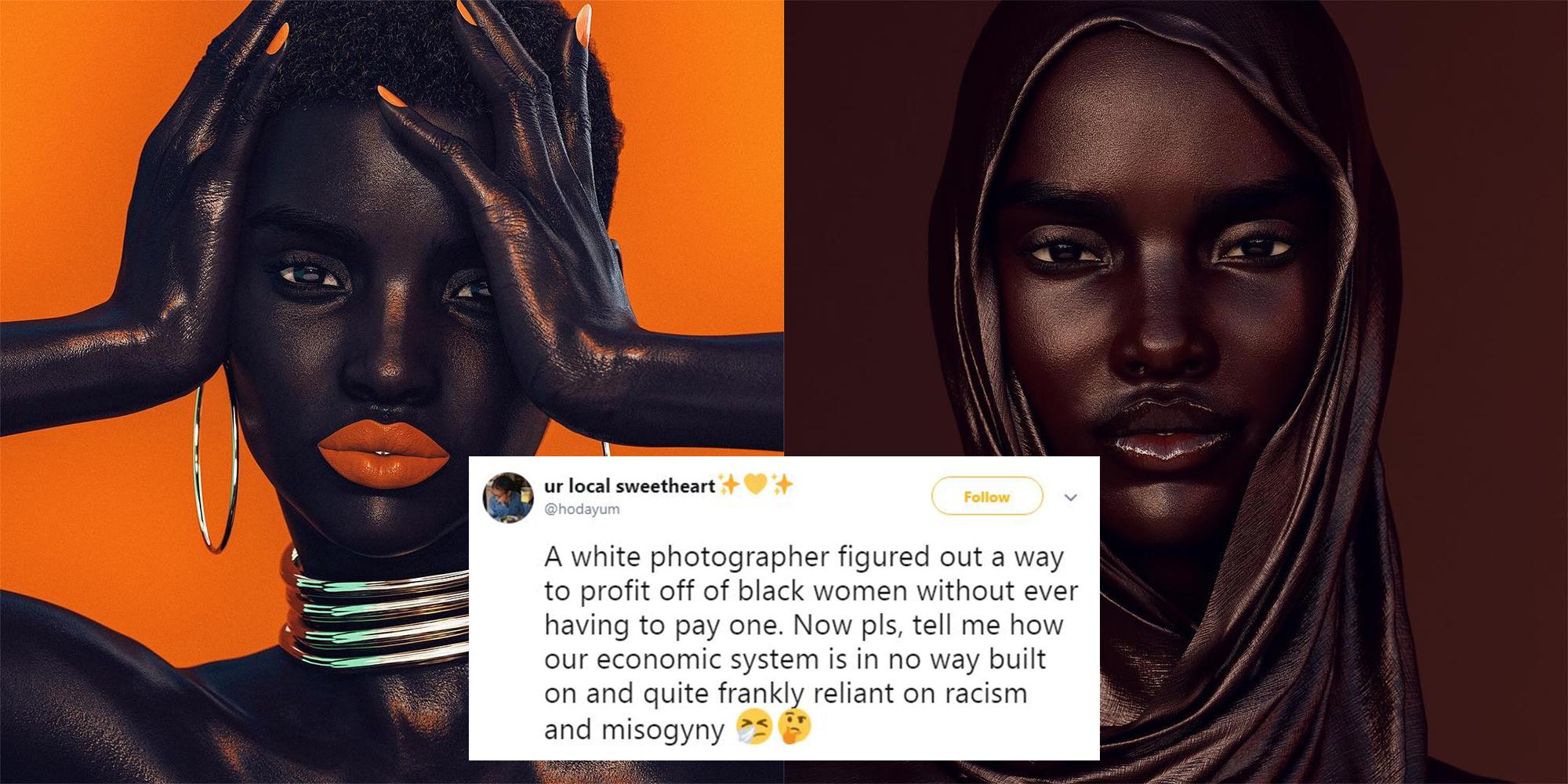 A white man created a computer-generated black supermodel and people ...