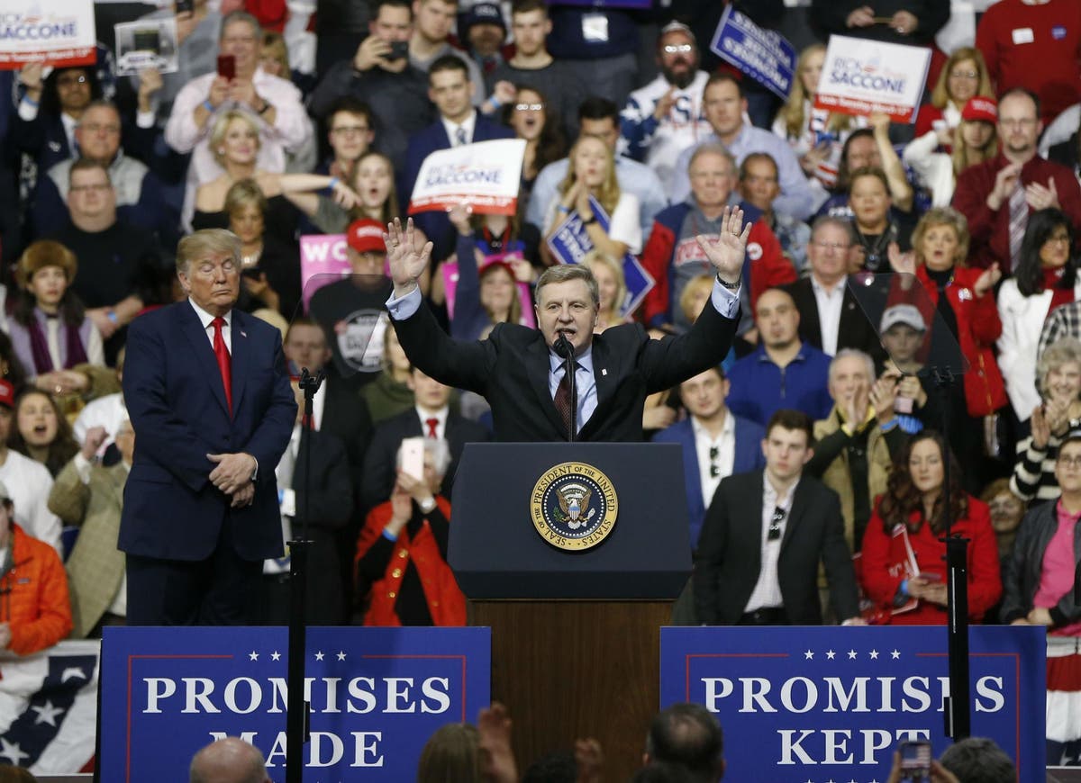 Republican Rick Saccone pledges to be Trump's 'wingman' as voters head ...