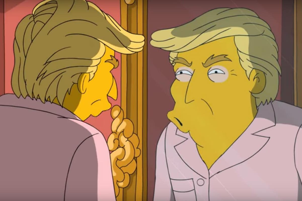 Donald Trump takes a hard look at himself in new Simpsons sketch | The ...