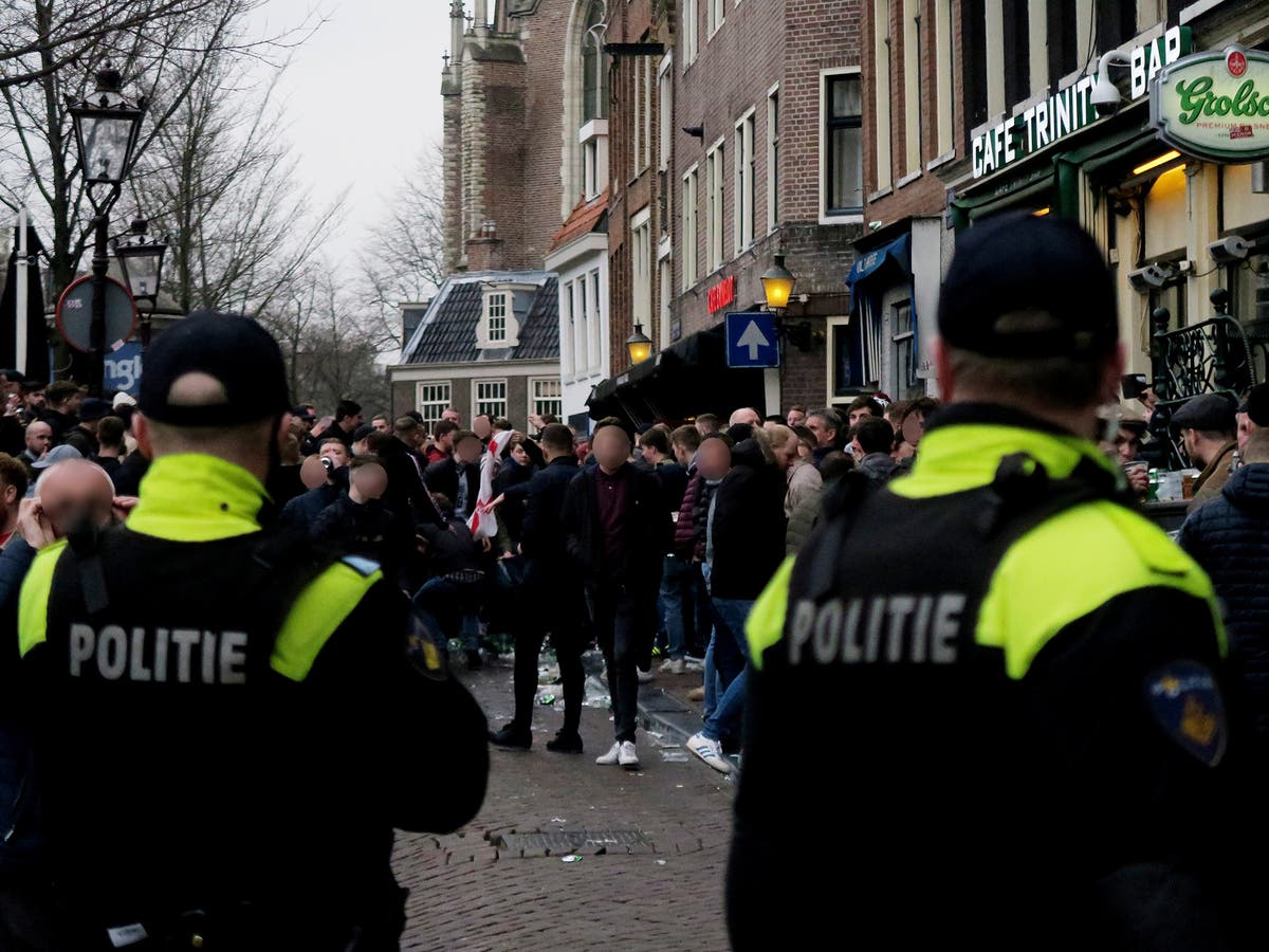 England fans condemned for ‘appalling’ behaviour in Amsterdam after ...