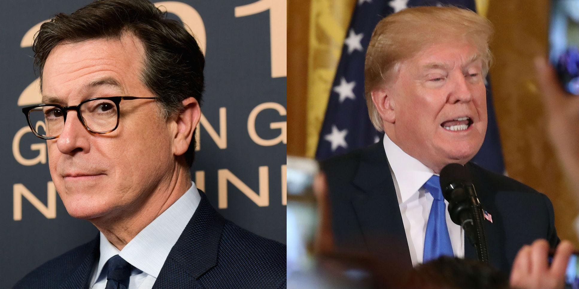 Trump has a new nickname and Stephen Colbert can't handle it | indy100 ...