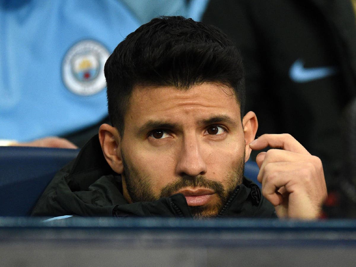 Sergio Aguero Ruled Out Of Manchester Citys Trip To Tottenham By Pep