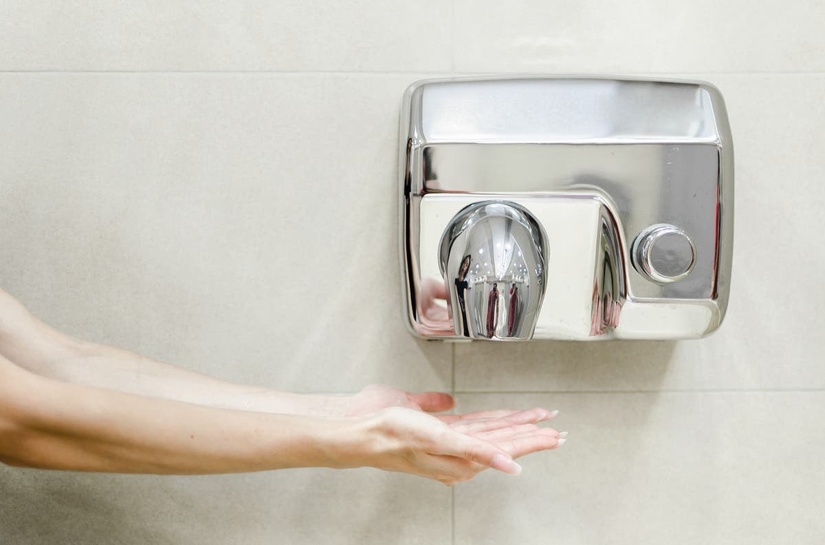 Hand dryers spray human waste particles all over you, study finds | The ...