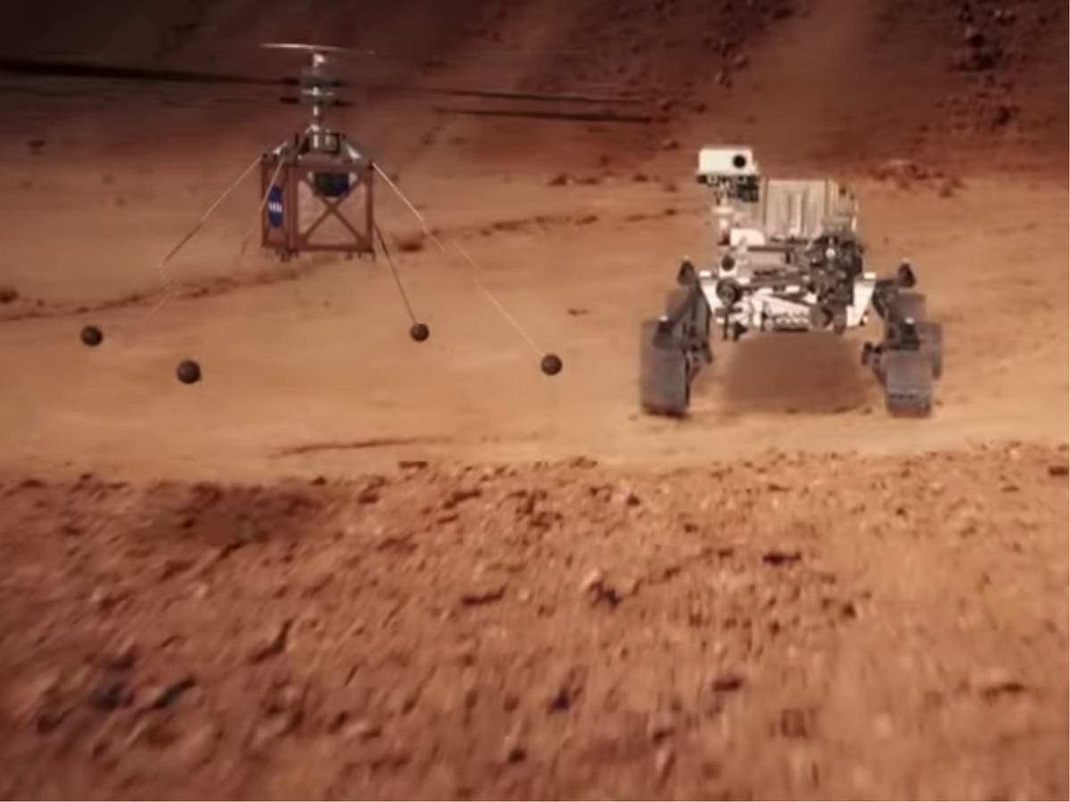 Mars helicopter to fly around red planet on Nasa's next rover mission ...