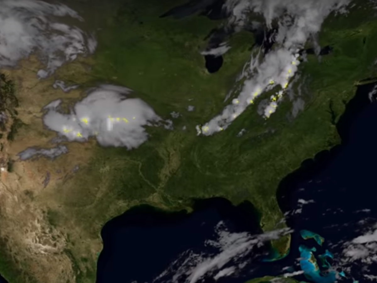US weather: Watch lightning spread across America in unprecedented ...