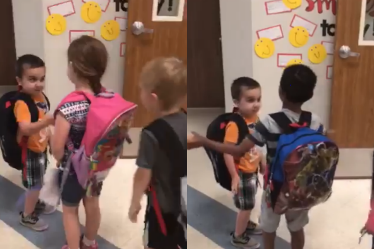 A primary school teacher's daily greeting ritual for her class has gone ...