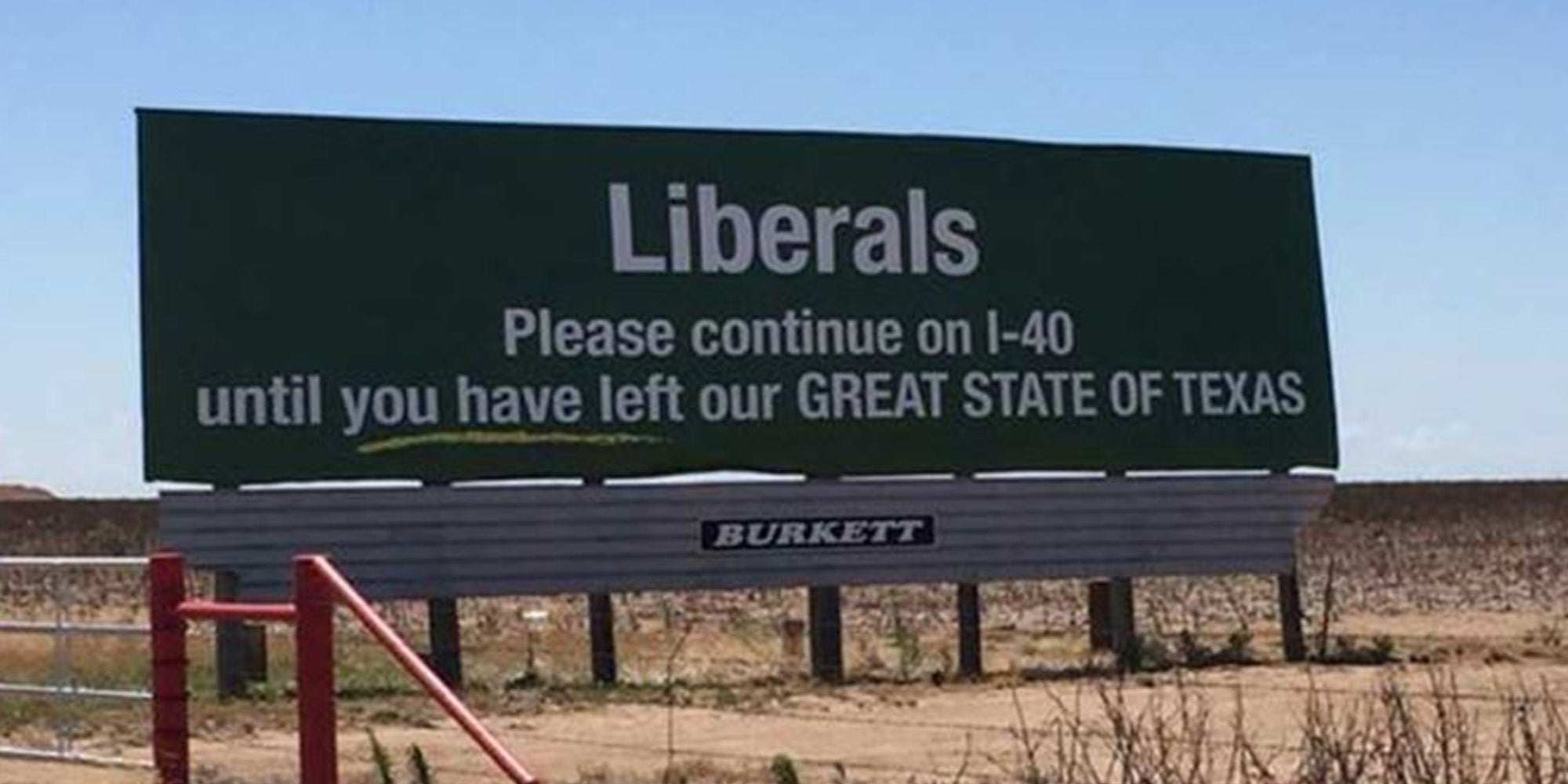'This country is divided enough as it is': Anti-liberal billboard to be ...